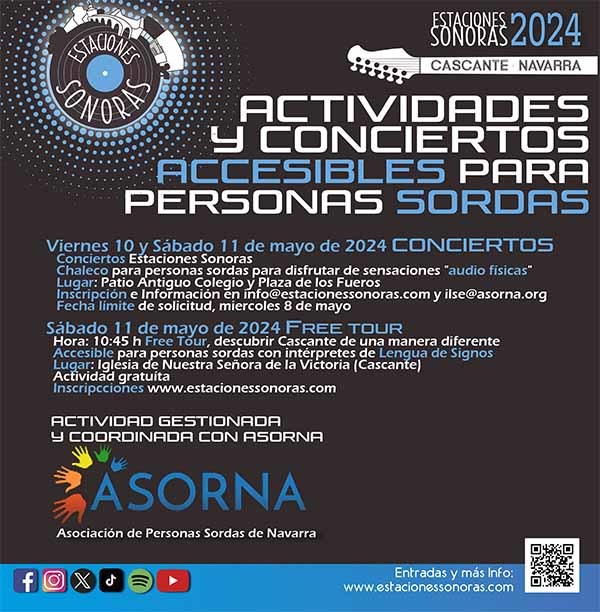 Eventos - Estaciones Sonoras de primavera: Programa 2024 - Tudela Hoy Eventos - Estaciones Sonoras de primavera: Programa 2024 - Tudela Hoy